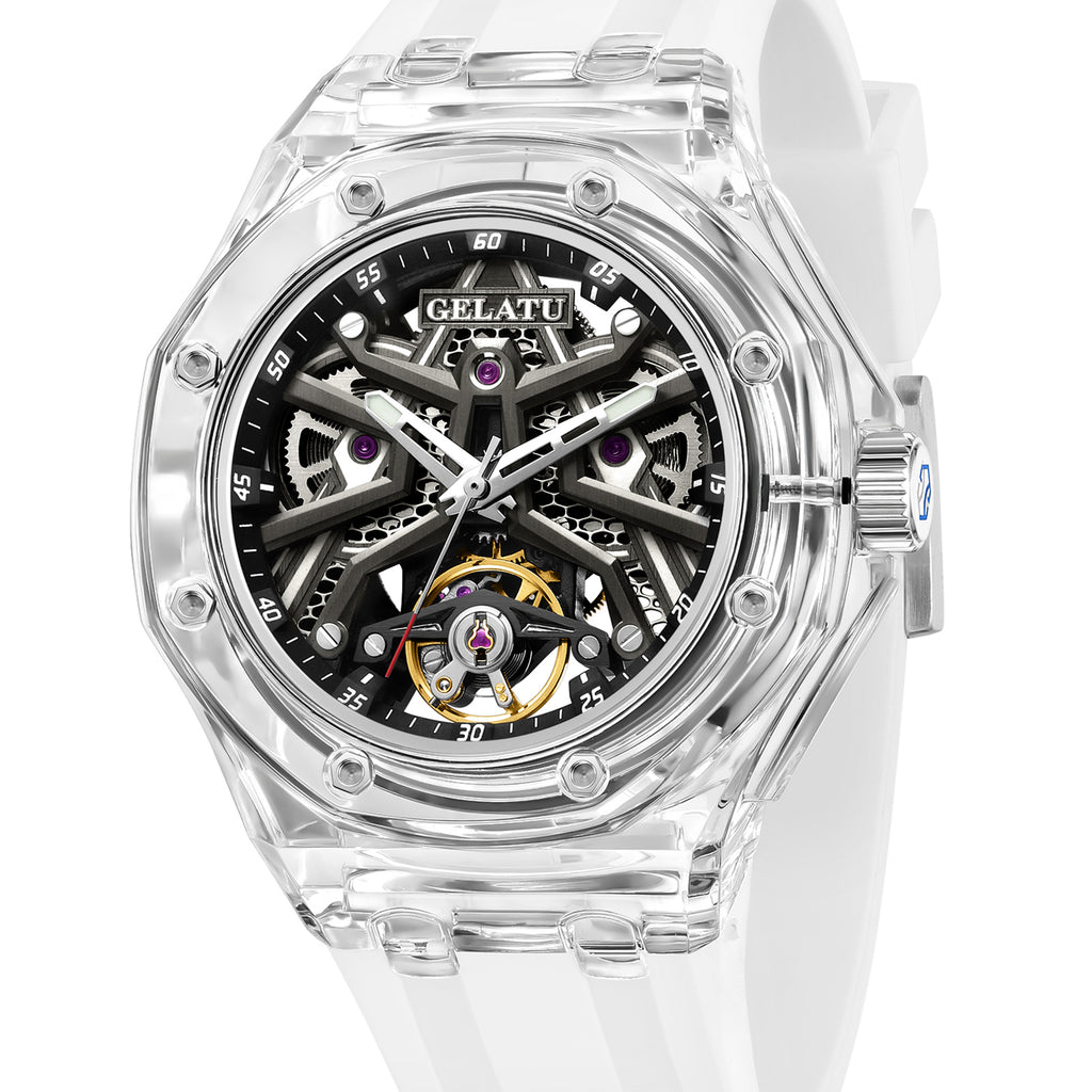 OLEVS 8002 Automatic Watch for Men Self-Winding Diamond Waterproof Sta – OLEVS Official Store